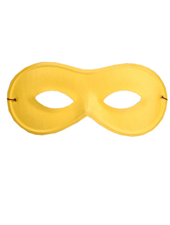 Small Yellow Domino Mask - Angels Fancy Dress
